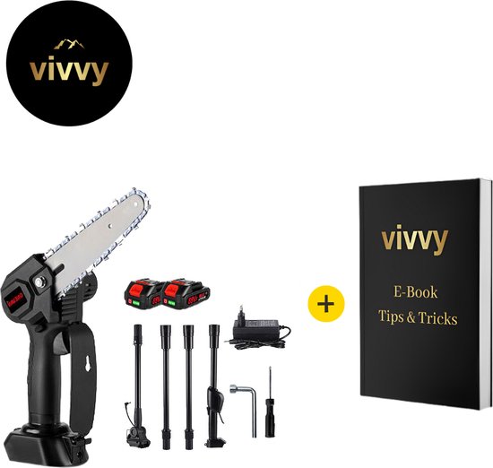 Boomzaag - Boomzaag Telescopisch 2 In 1 - Boomzaag Elektrisch Draadloos ...