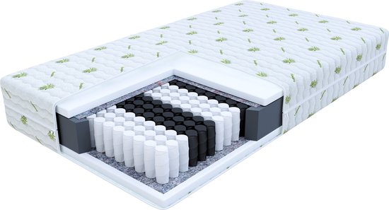Pocketvering matras ARIA Aloe 140 x 200 | bol