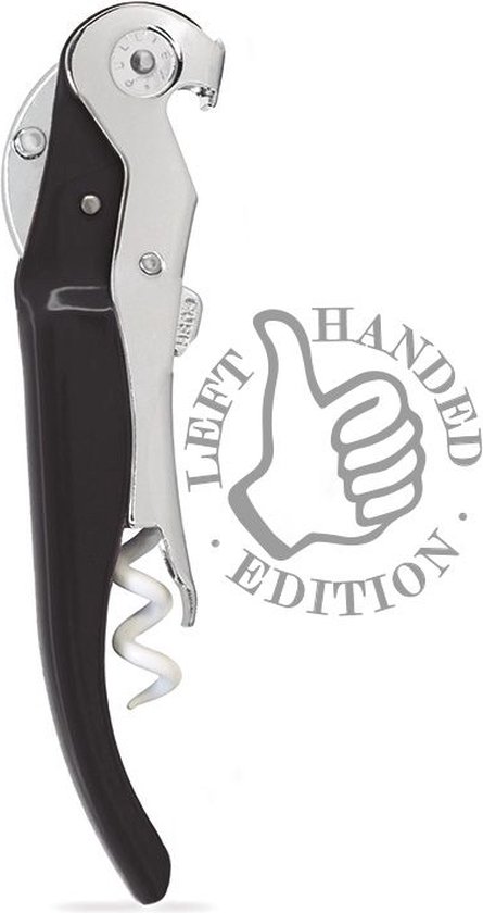 Pulltex Pullparrot RVS Kurkentrekker Linkshandig Zwart - ClickCut systeem - Verwijder... | bol