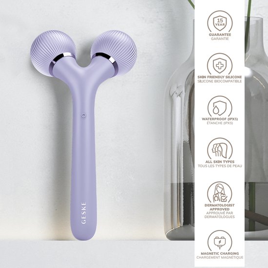 GESKE | SmartAppGuided™ Sonic Facial & Body Roller | 4 in 1 ...