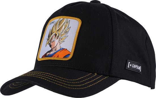 Capslab Freegun Dragon Ball Z Goku Cap CL-DBZ-1-GO2, Mannen, Zwart, Pet ...