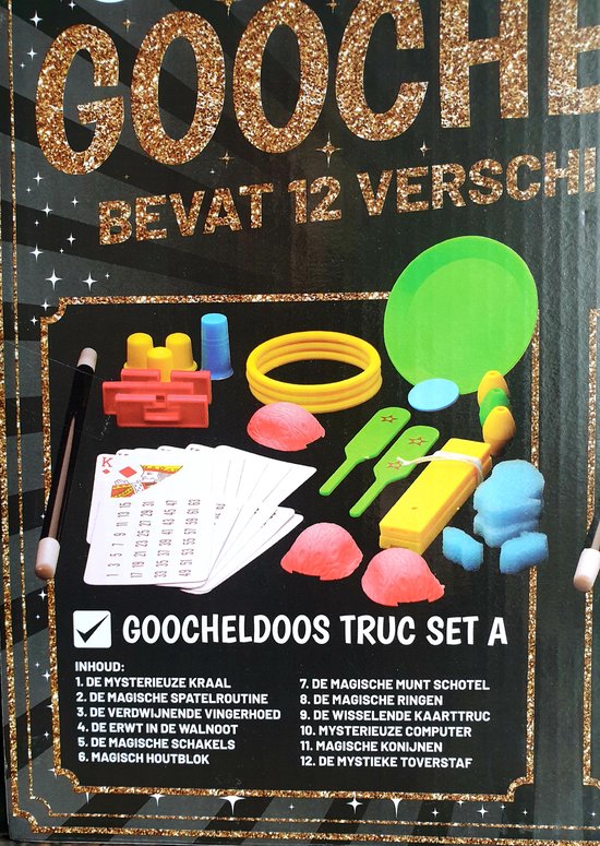 Goocheldoos met 12 verschillende trucs | bol