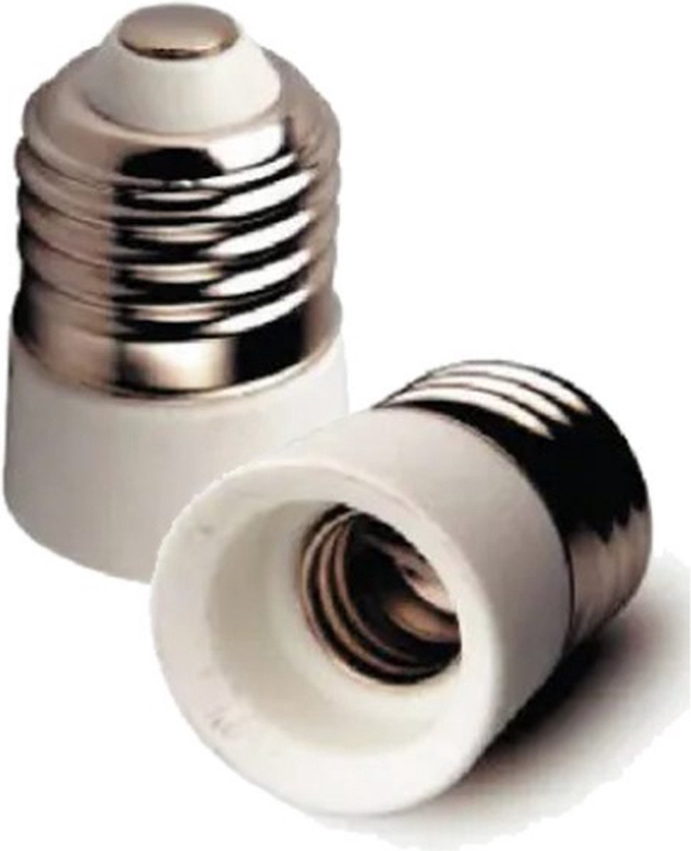 Verloopfitting E27 naar E14 - 2 Stuks | bol