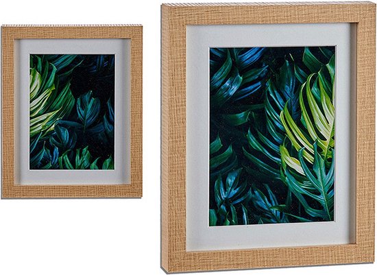 Schilderij Met lijst Hout Glas spaanderplaat (23 x 3 x 28 cm) (23 x 3 x ...