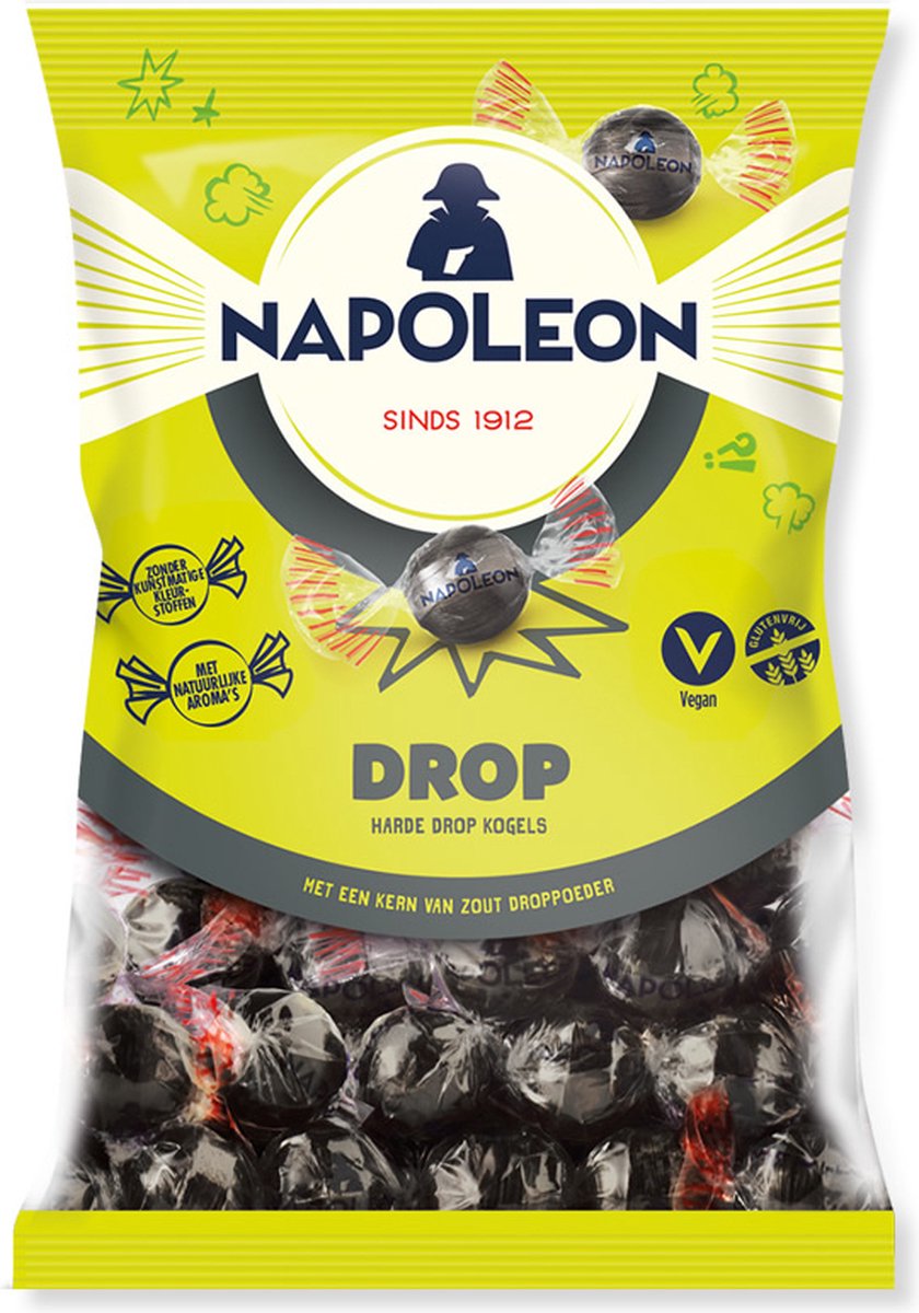 6 Zakken Napoleon Drop Kogels á 150 gram - Voordeelverpakking Snoepgoed ...