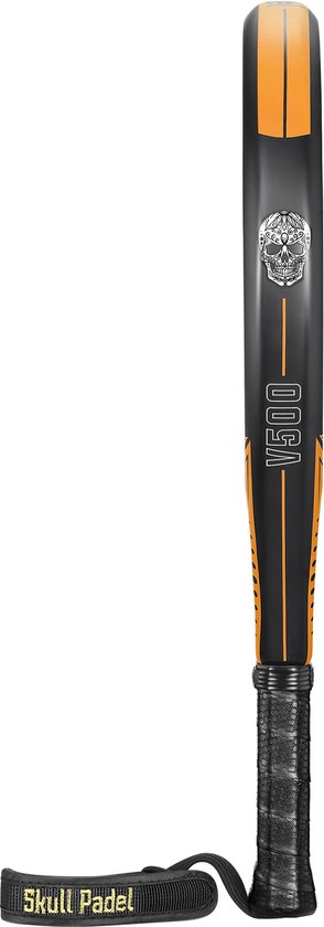 Skull Padel V500 Coral - Padel Racket - Coral - Hybrid - Carbon | bol