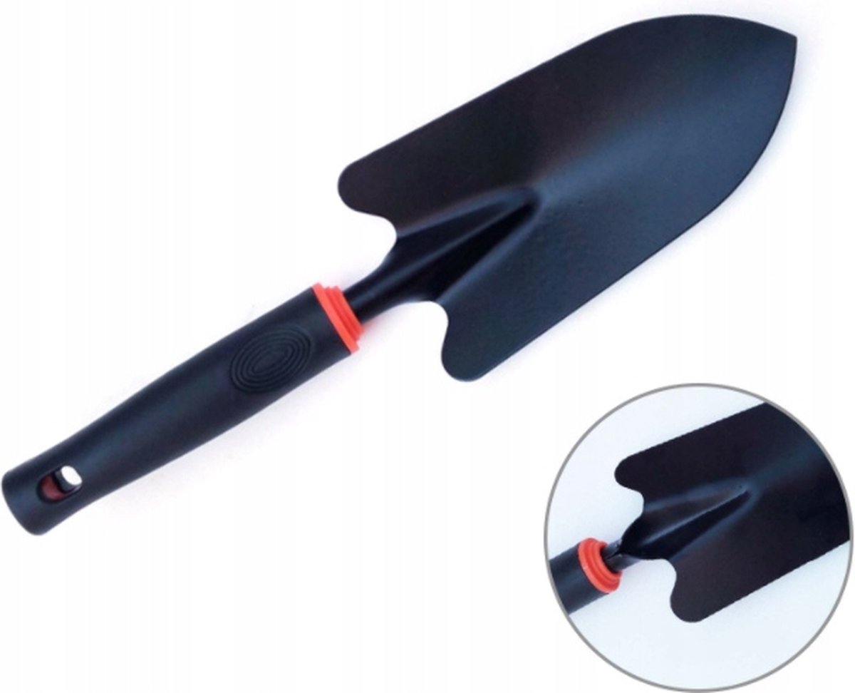 Tuinschepje voor verplanten - zwart - tuinschep - handschep - kleine ...