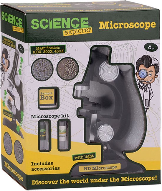 Science Explorer Microscoop - Microscoop Voor Kinderen - Kindermicroscoop 100x-450x -... | bol