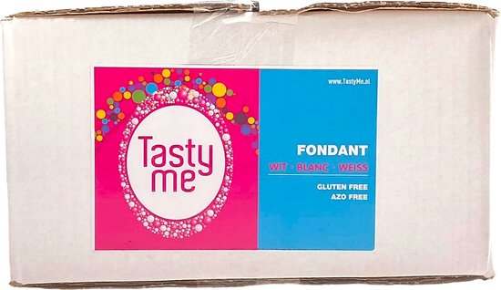 Fondant - Rolfondant wit 2,5kg - Tasty Me | bol.com