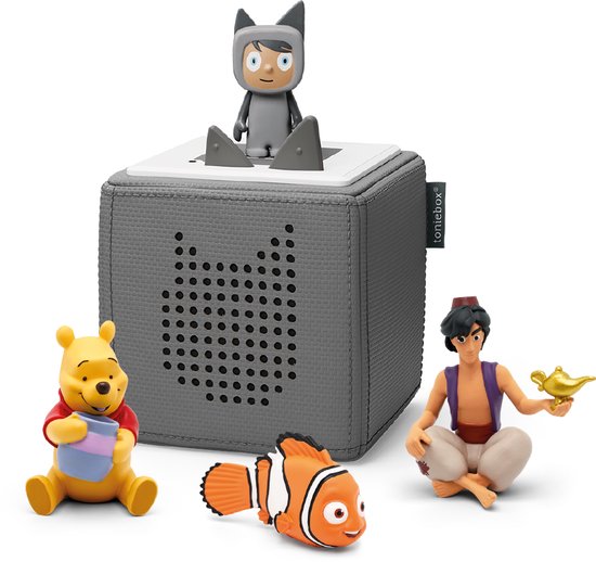 Tonies Toniebox Grijs - Disney Favourite 2 Bundle | bol.com