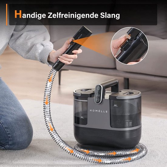 Homèlle Tapijtreiniger - Verwarmbaar tot 60°C - Vlekkenreiniger ...
