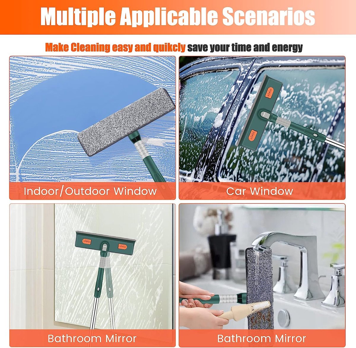 ruitenwisser, 2-in-1 glazenwasser en glazenwasser met 210 cm ...