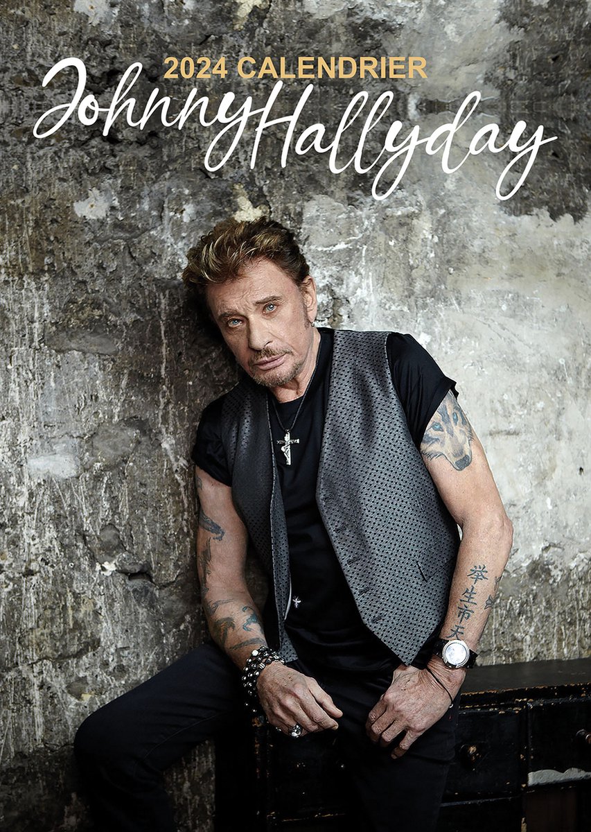 Johnny Hallyday Calendrier 2024 A3 | bol.com