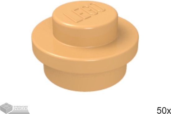 50x LEGO 4073 Medium noga, 50 stuks | bol.com