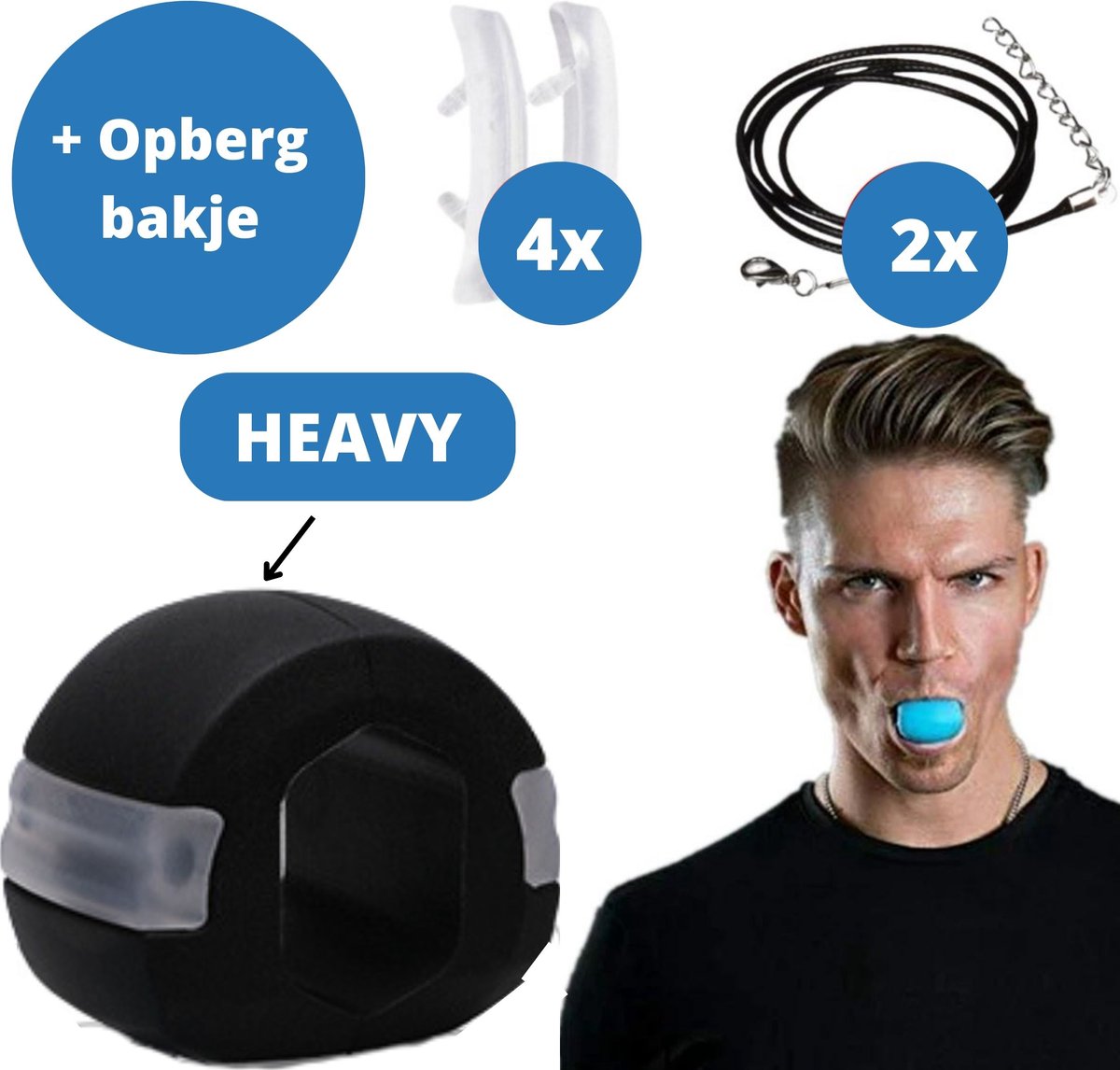 Jawline Trainer 80% plus fort - Jaw Trainer pour Strong Jawline ...