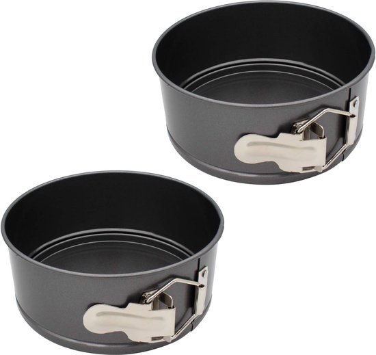 2 Stuks - Hoogwaardige - Non-Stick Bakvorm Cakevorm - Springvorm met ...