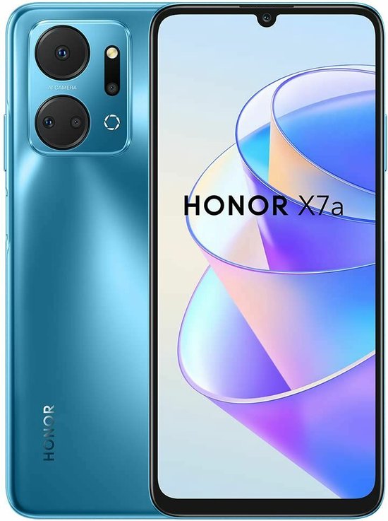 Smartphone Honor X7a Blue 128 GB Mediatek Helio G37 6,74" 4 GB RAM ARM ...