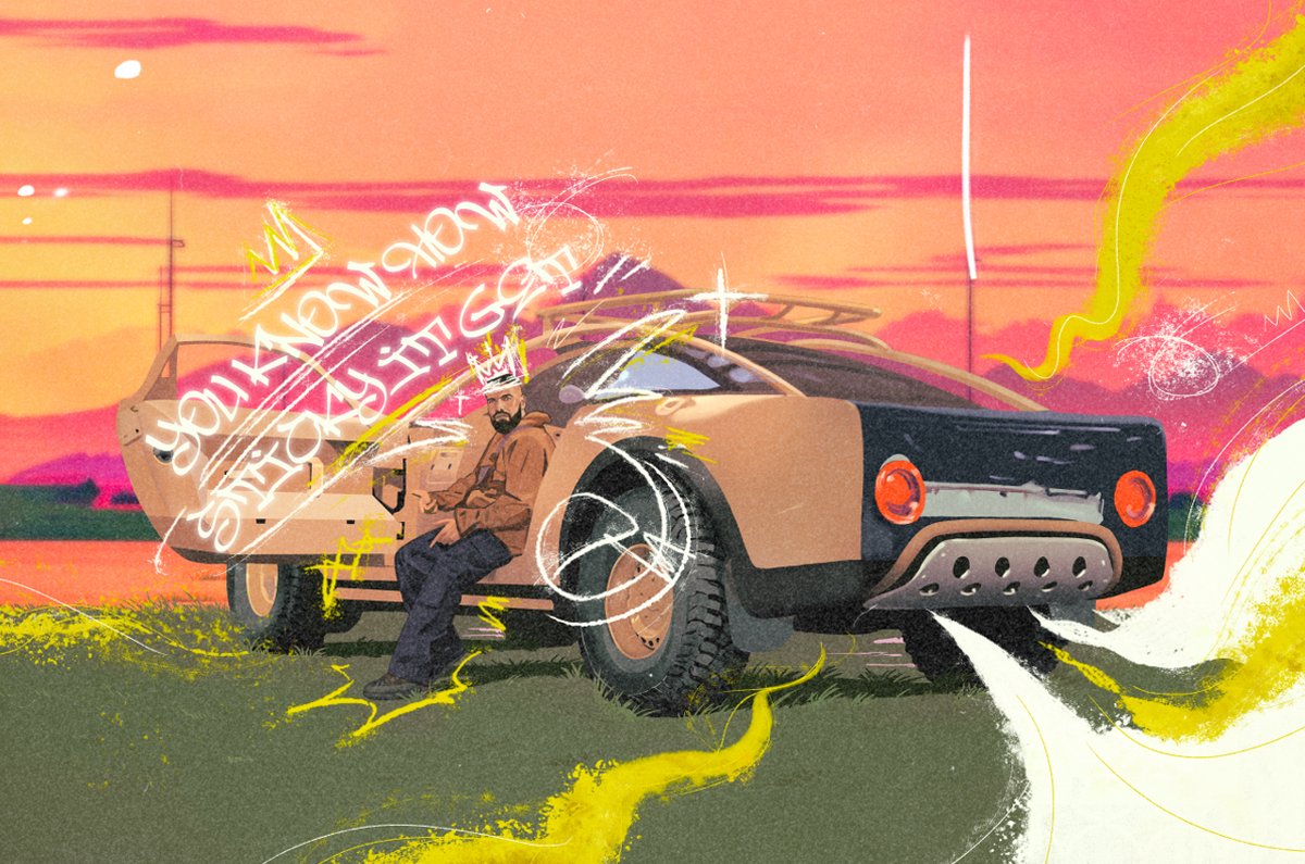 Drake Poster | Drake Sticky | Met Tekst | Poster Drake Art | Rapper ...