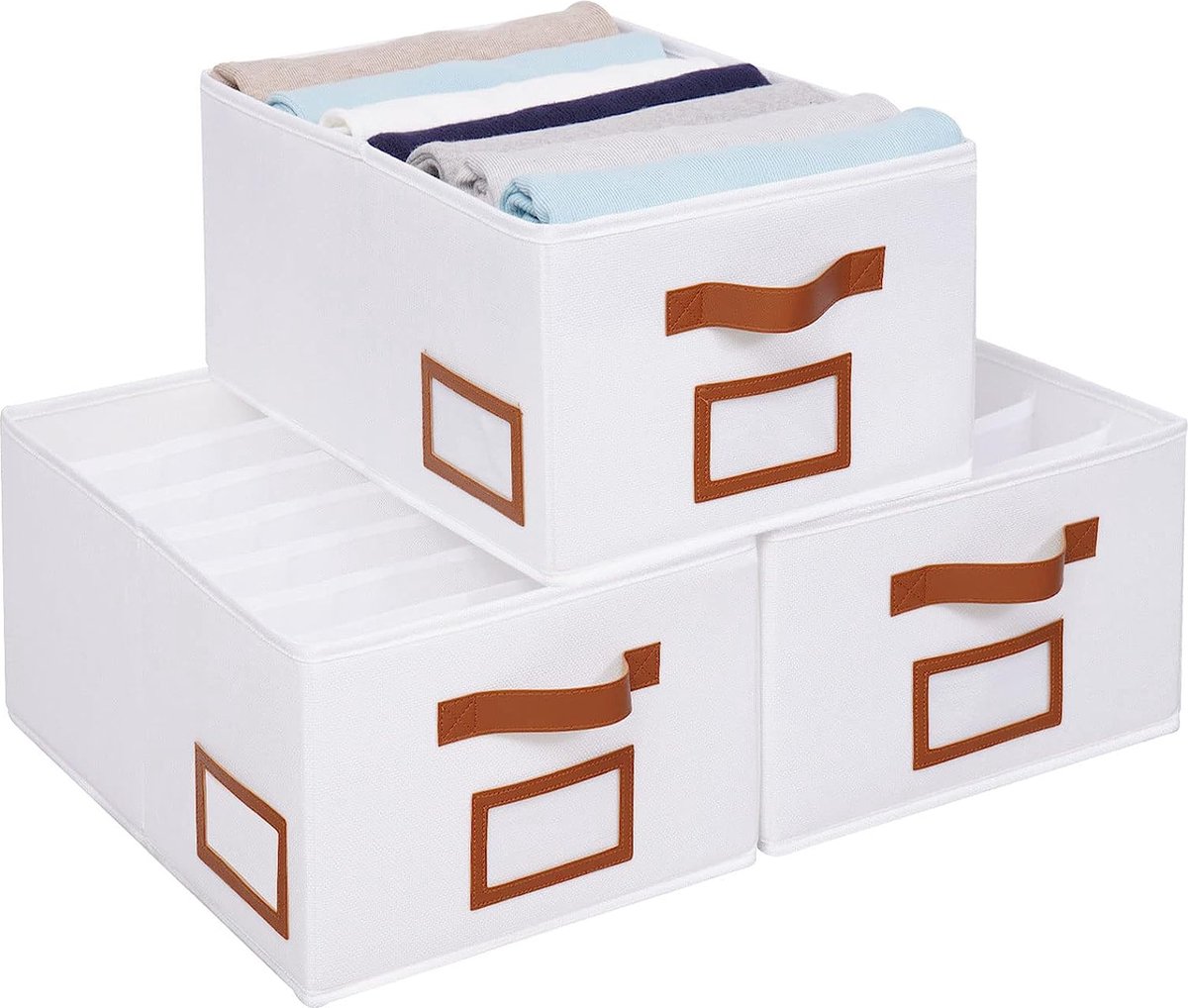 3 stuks groot opbergsysteem voor laden, kledingkast, organizer ...