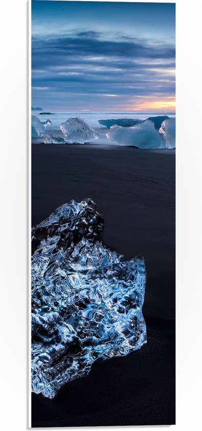 PVC Schuimplaat - Water - Zand - Ijs - Brokken - Kleuren - 20x60 cm ...