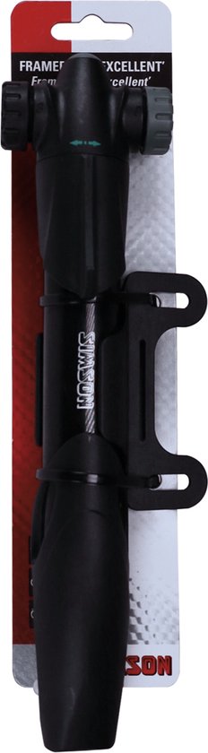 Simson Compacte framepomp - telescopisch - dubbele pompkop - 5.5 bar - met framehouder | bol