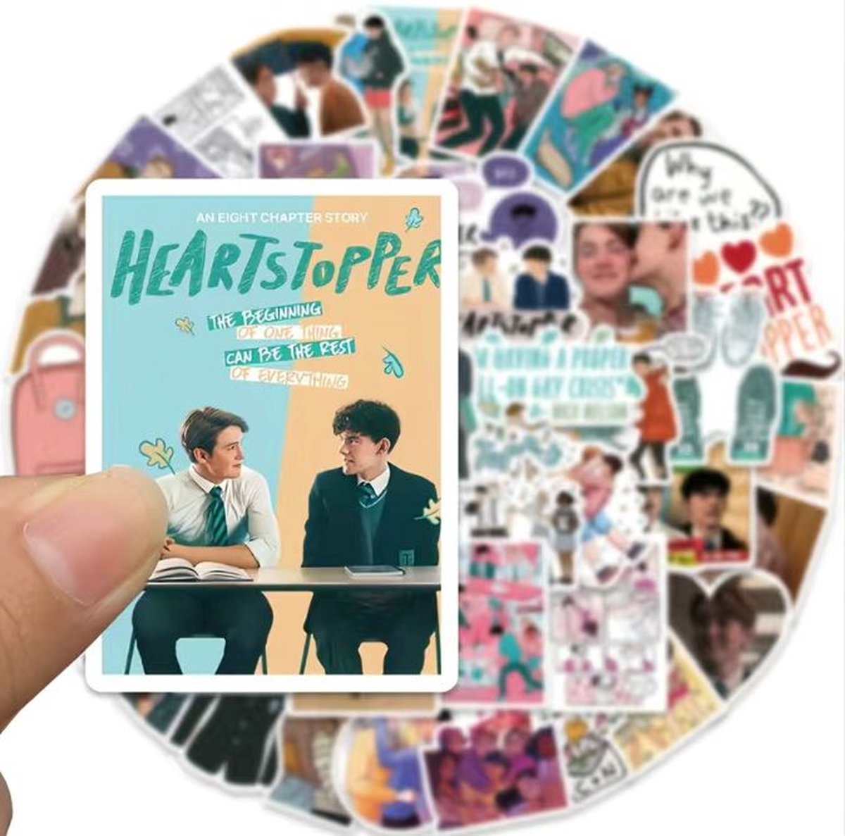 Heartstopper Stickers - 50 Stuks - Netflix - Stickers - Kinderen - Auto ...