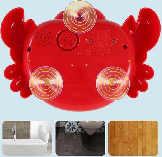 Bubbelmachine voor in bad - Bubble crab - Bad zeep machine - Bad speelgoed - Badschuim... | bol