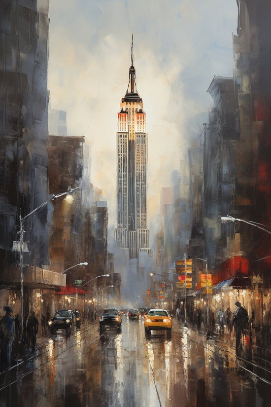 Empire State Building Poster | Empire State Poster | Poster New York ...