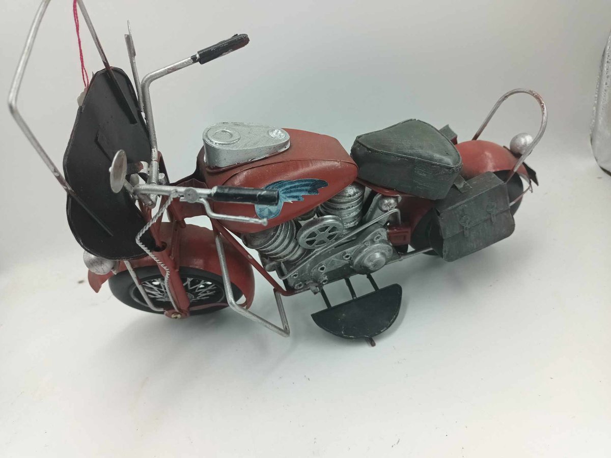 Metalen miniatuur voertuig - motor - Miniatuur | bol.com