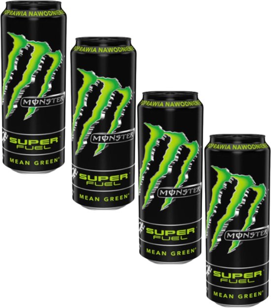 Monster energy SUPER FUEL mean green 4 Pack (4x568ML) | bol