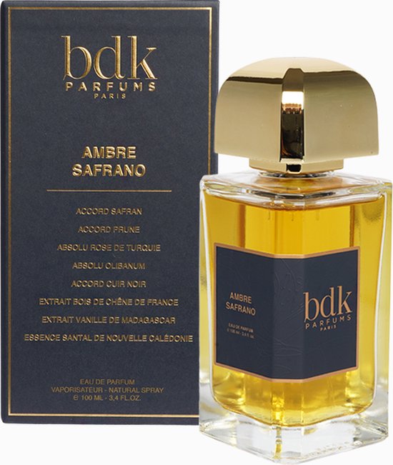 BDK Perfumes - Ambre Safrano Eau de Parfum - 100 ml - Unisex | bol