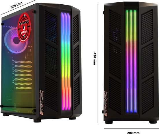 ScreenON - Game Computer / Gaming PC - Ryzen 5 - 1TB M.2 SSD - 16GB RAM ...