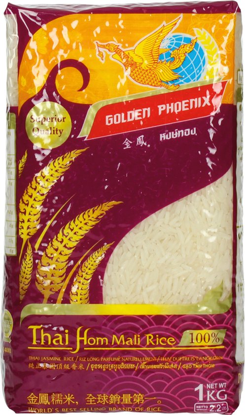 Golden Phoenix Thaise Jasmijnrijst 1 kg | bol.com
