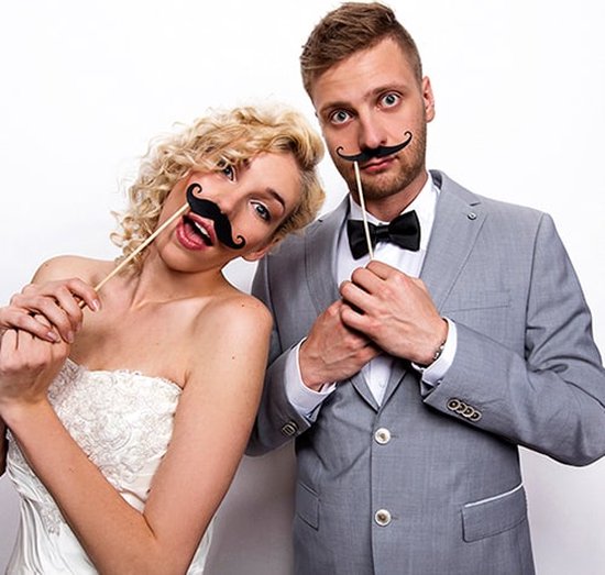 Foto props snor 6 stuks | bol