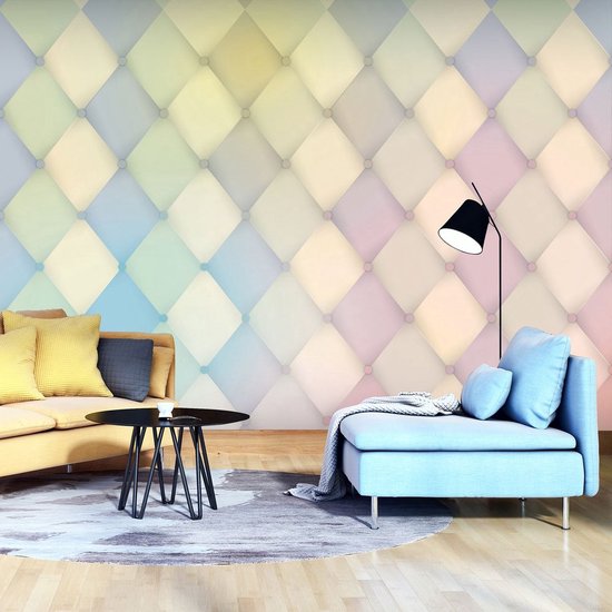 Fotobehang - Vlies Behang - Gewatteerde Muur - 368 x 254 cm | bol