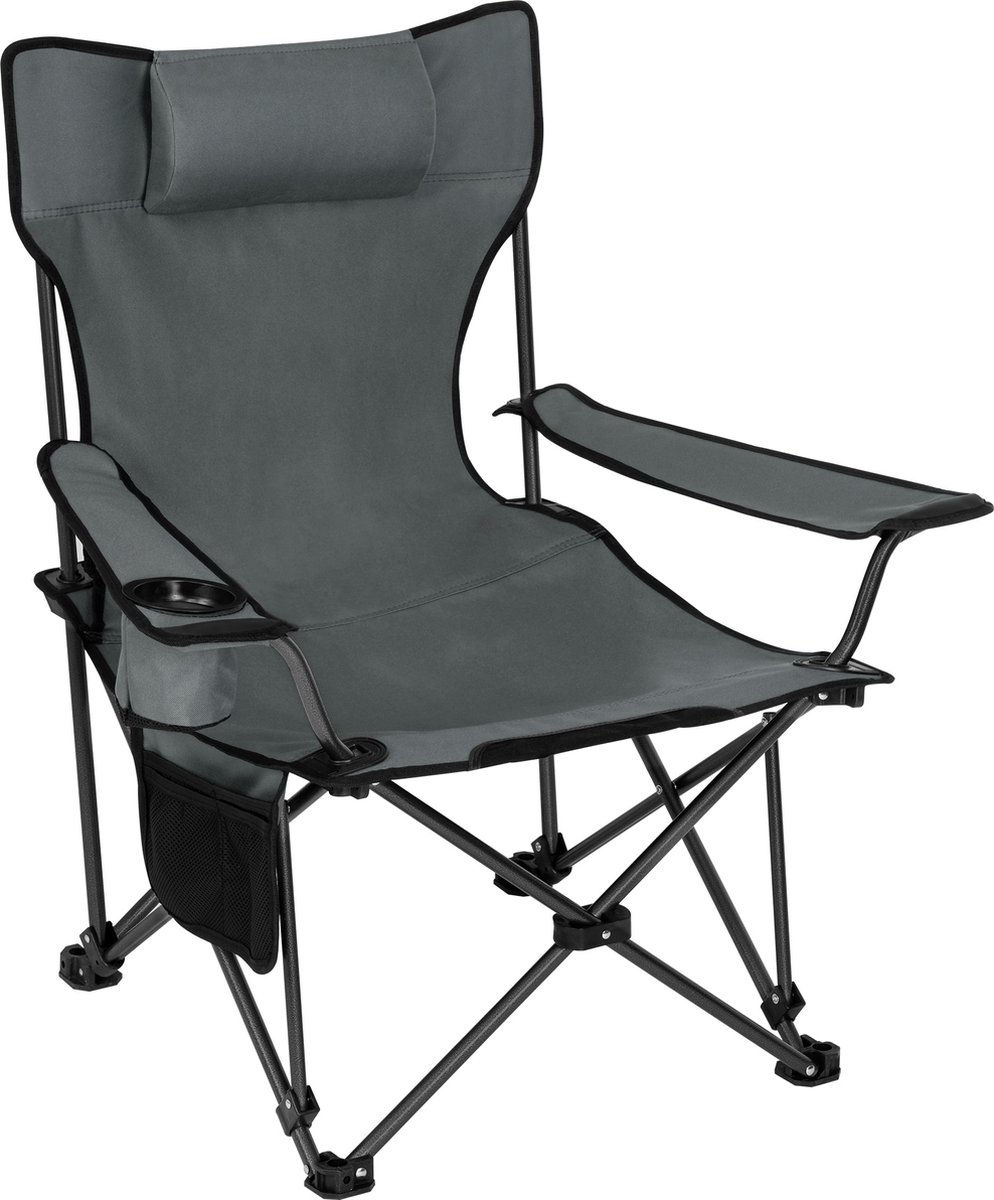 Kamyra® Campingstoel Opvouwbaar - Vouwstoel / Tuinstoel / Kampeerstoel ...