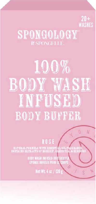 Spongellé Body Buffer - Rose | bol