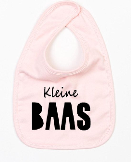 Slabbertje Kleine Baas-Licht Roze-One Size | bol.com