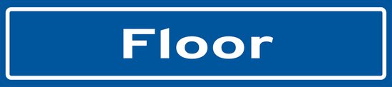 Fotofabriek Straatnaambord Floor | Straatnaambord met naam | Cadeau ...