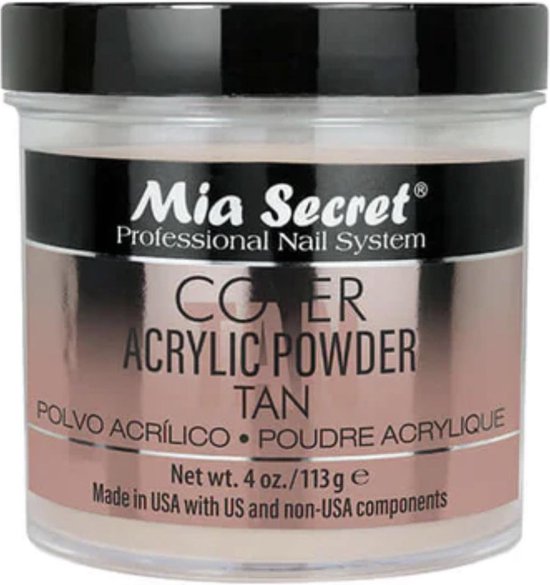 MIA SECRET - Cover Acryl Poeder - TAN - 113ml | bol