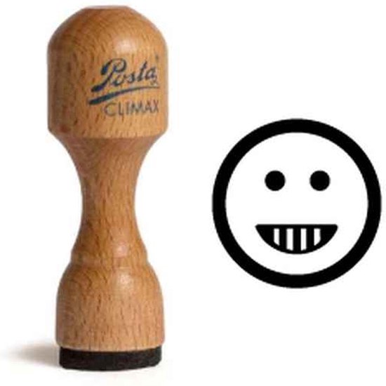 POSTA Prêt à stamper | Smiley-stempel | 18MM | blij gezicht 2 | bol