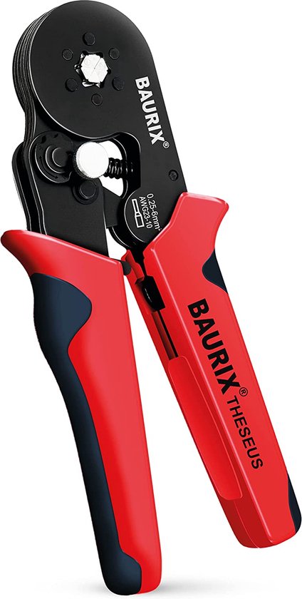 BAURIX Krimptang - Zelfinstellende zeshoekige crimptang voor ...