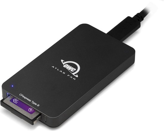 OWC Atlas FXR - CFexpress Card Reader - 10Gb/s - Zwart | bol