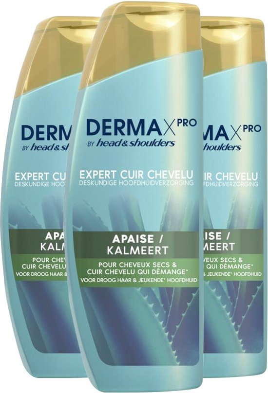 3x Head & Shoulders Shampoo Anti-roos DERMAXPRO 470 ml | bol