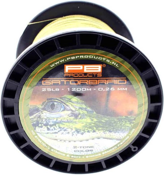 PB Products - Gator Braid Gevlochten lijn - 1200 meter - 0,26 mm (25 lb) | bol
