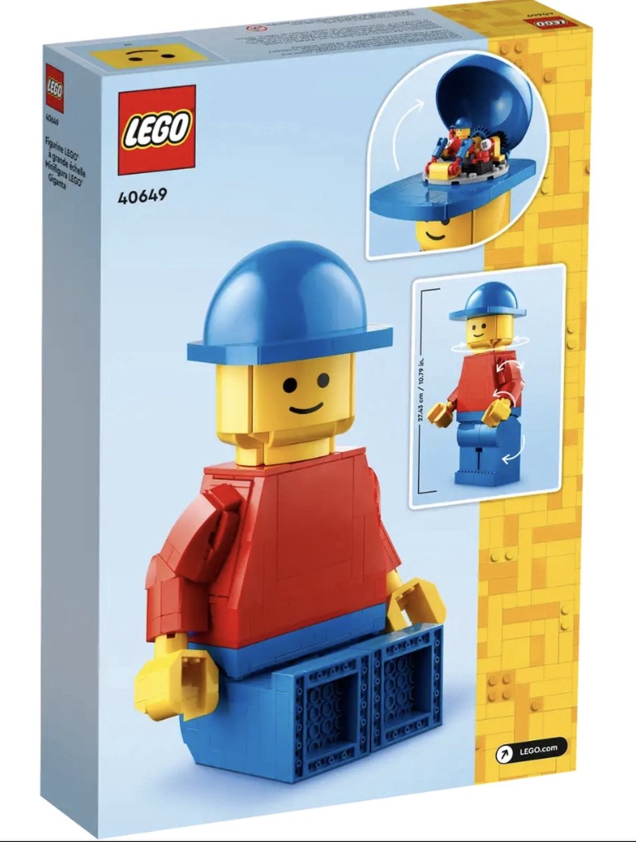 LEGO Classic 40649 - Supergrote LEGO Minifiguur | bol.com