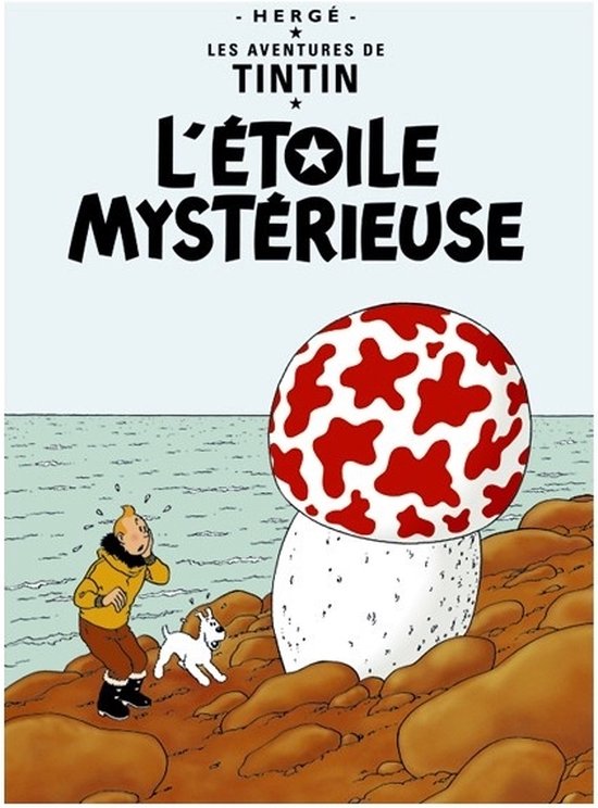Kuifje Poster - De geheimzinnige ster - 50x70cm - Officiële Kuifje ...