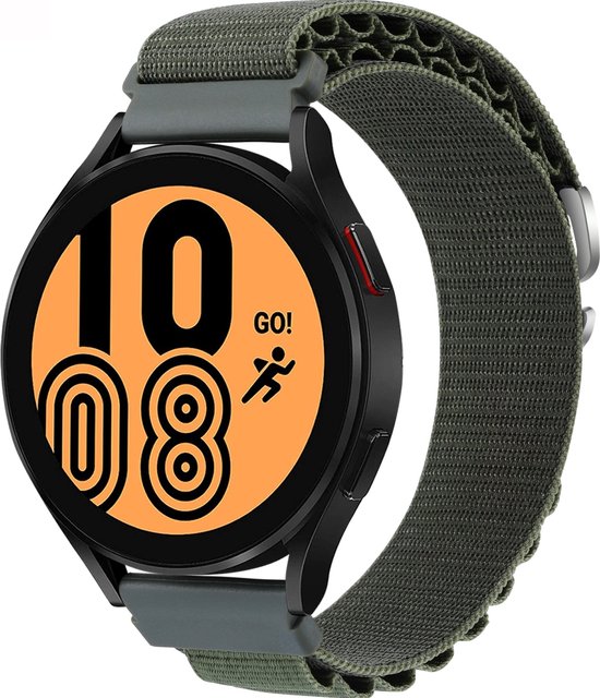 Mobigear Alpine - Garmin Venu 2 Bandje Nylon Gespsluiting - Groen | bol