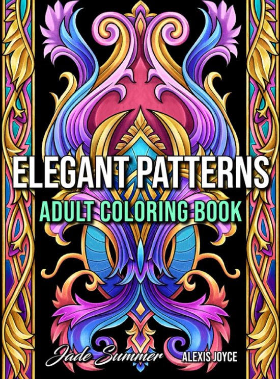 Elegant Patterns Coloring Book - Jade Summer - Kleurboek voor ...
