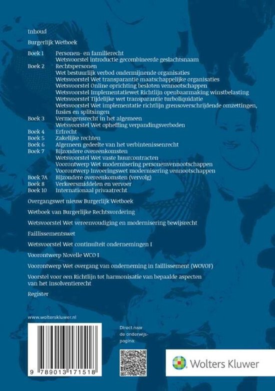 Wetteksten Burgerlijk Wetboek/Wetboek van Burgerlijke Rechtsvordering ...